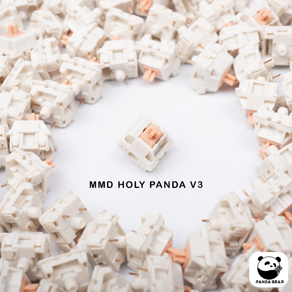 Switch MMD Holy Panda V3 tactile 62g prelubed mechanical keyboard ...