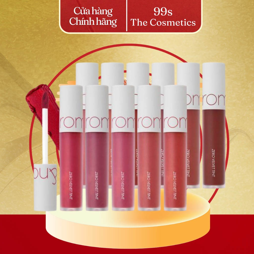 Romand Zero Velvet Tint Full Color Korean Matte Lipstick | Shopee ...