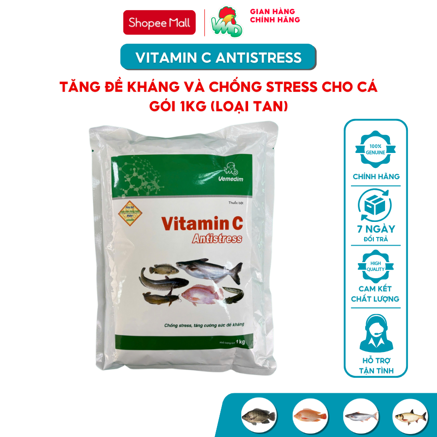 Vemedim Vitamin C Antistress fish, increases resistance, prevents ...
