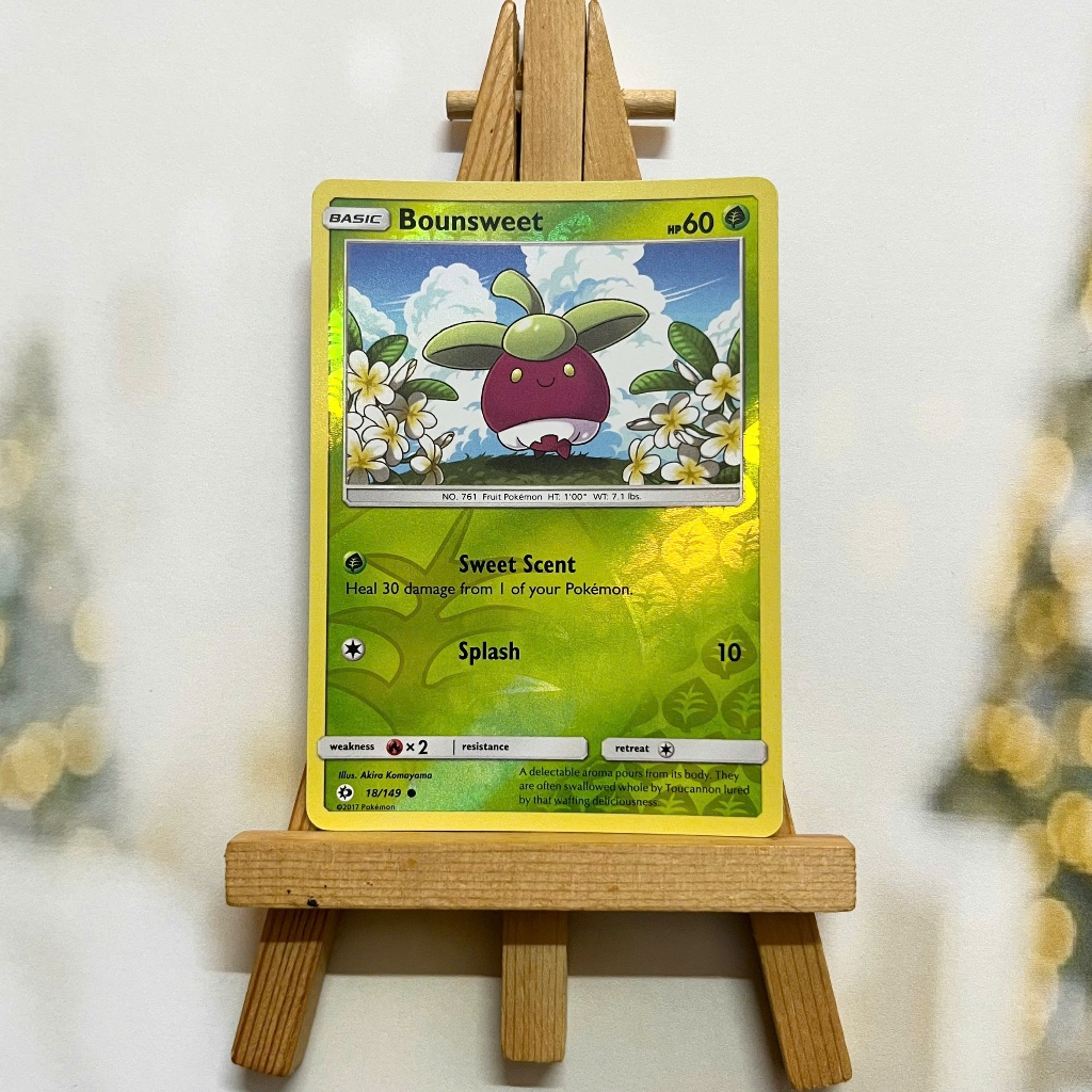 Pokemon Bounsweet 18/149 Picture Cards - Odd Cards Sun & Moon Base Set ...