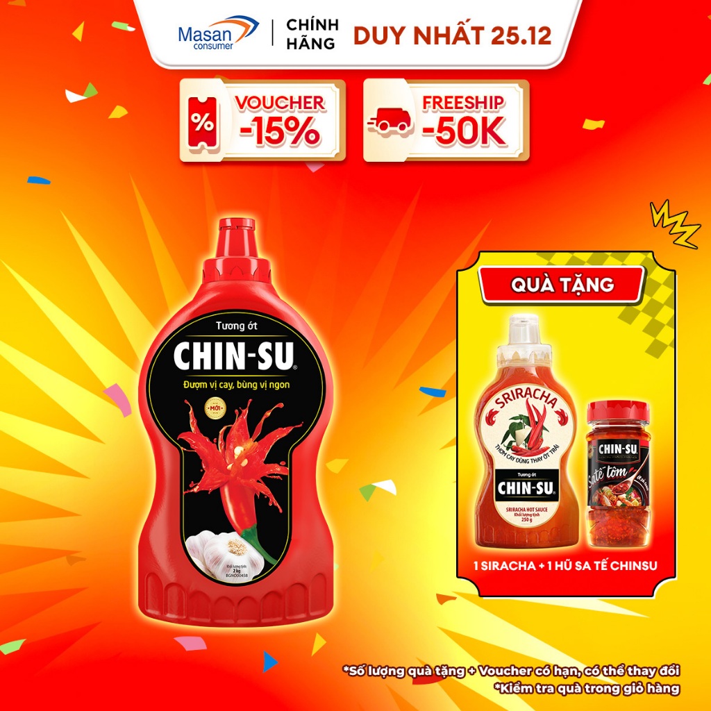 Chin-su Chili Sauce 2KG (Packaging may vary depending on shipment ...