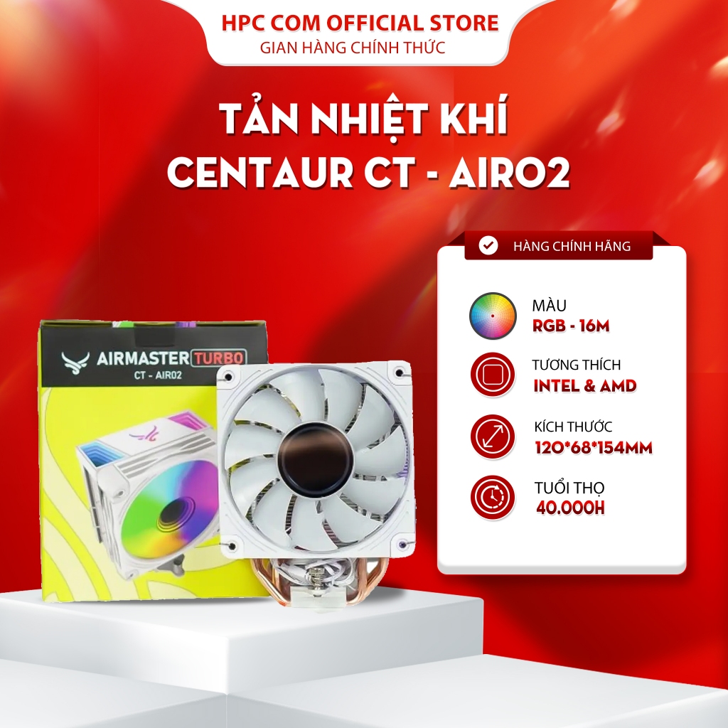 Centaur CT-AIR02 CPU cooler Fan with stable performance and high ...