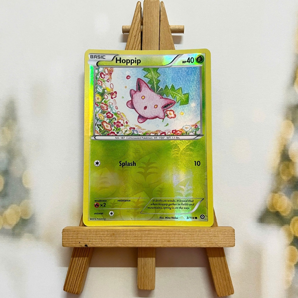 Pokemon Hoppip 3/114 Picture Card - Odd Card XY Steam Siege Common ...