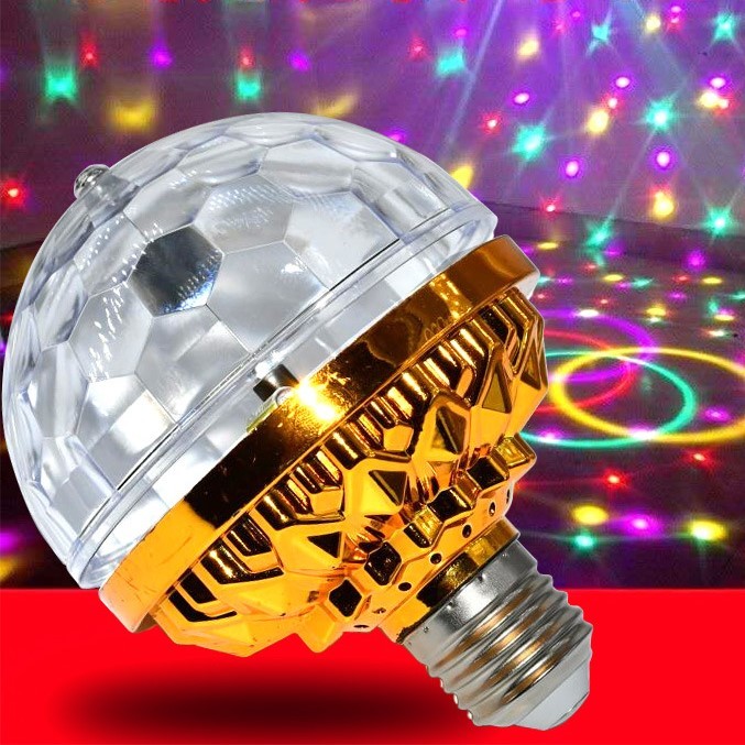360 degree rotating led light, 7 colors of discotheque flashing with ...