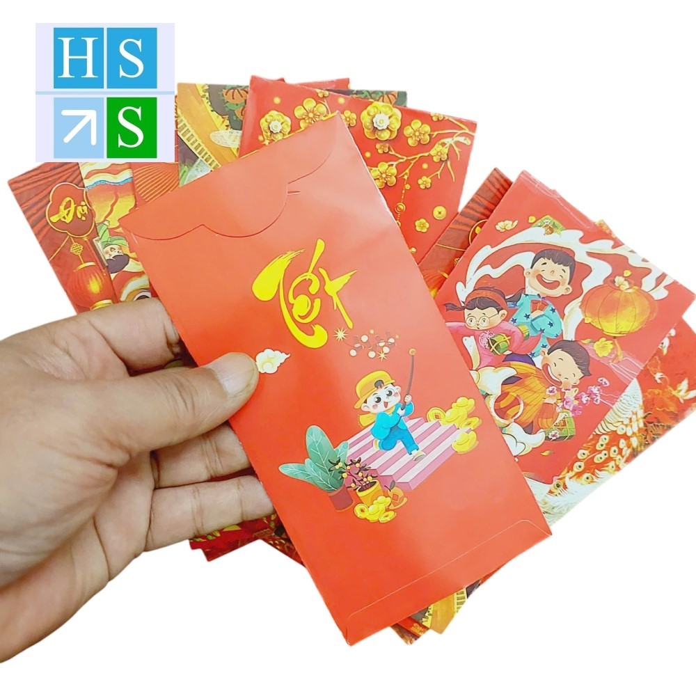 Pack of 10 lucky money envelopes CNY 2025 (NEW MODEL) | Shopee Philippines