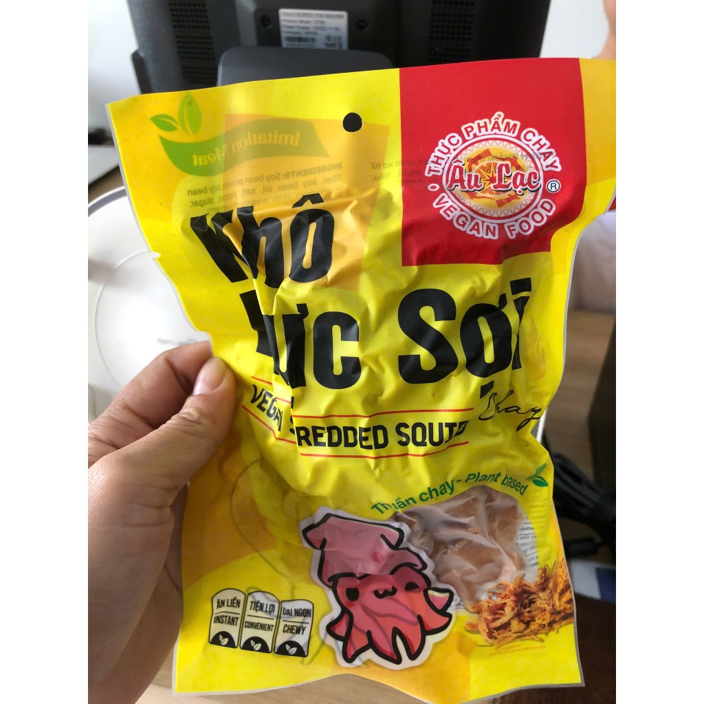 Au Lac Vegetarian Dried Squid Strips 50g | Shopee Philippines