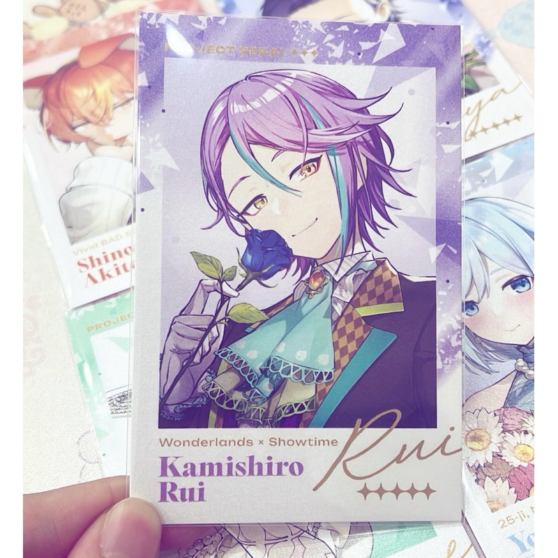 Project Sekai gold embossed art paper Card | Shopee Philippines