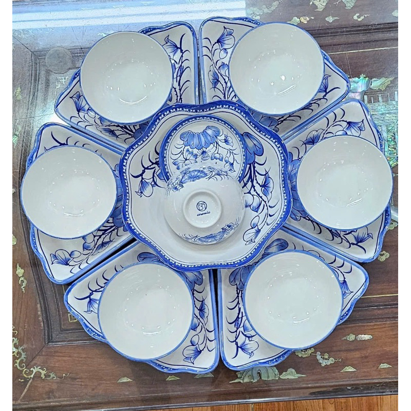 High-quality ceramic sun flower dinnerware set, ancestral offering ...