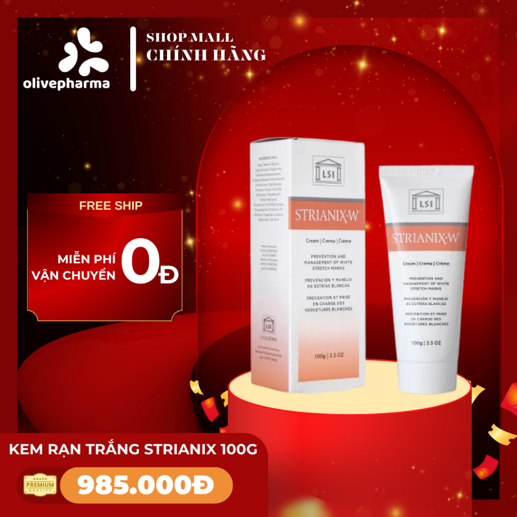Genuine Olive Pharma - Strianix stretch mark cream 100g helps prevent ...