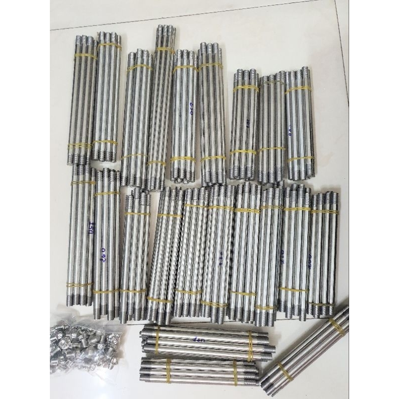 10mm, 12mm, 14mm stainless steel rods of all sizes, many rare sizes ...