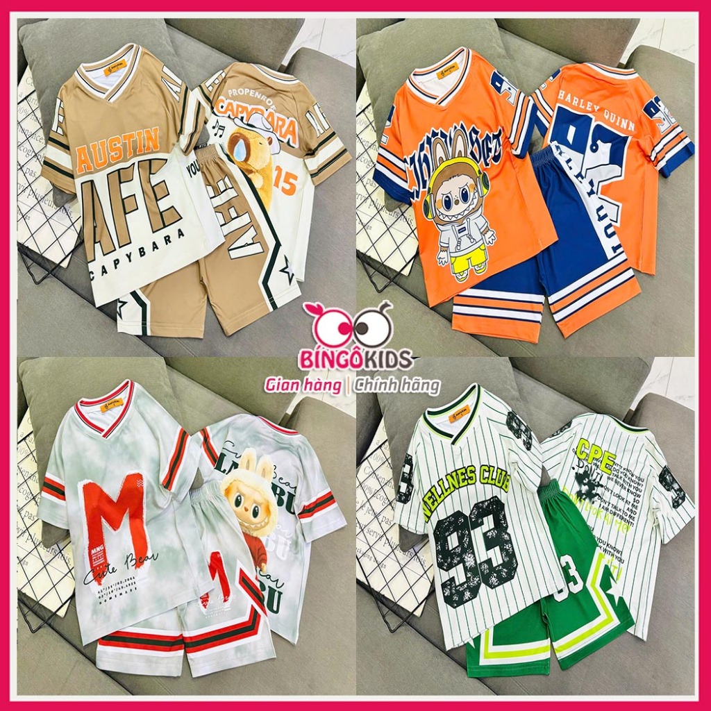 Boys' cool t-shirts Set of cartoon 3D printed boys' clothes for boys ...