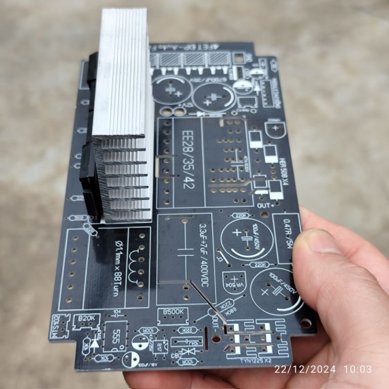 Large 4 FET phase reversal board + 3525 oscillator board. 6FET - Auto ...