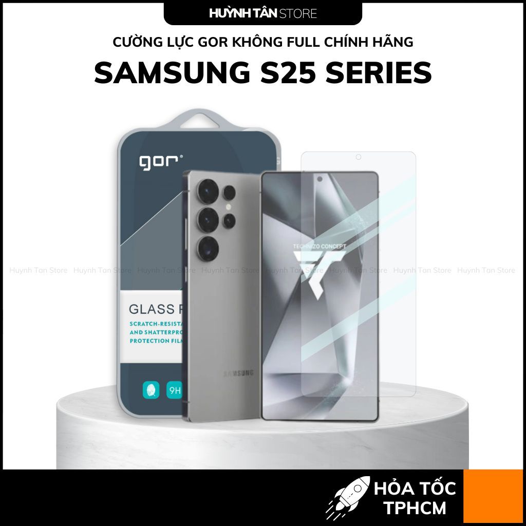 Tempered gor samsung s25 ultra s25 plus s25 transparent NO FULL SCREEN ...