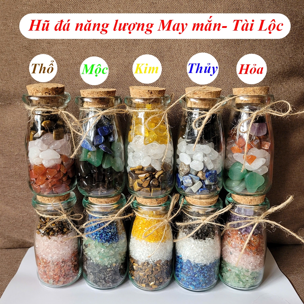 Quartz Stone Jar Brings Lucky Energy and Fortune to Metal, Wood, Water ...