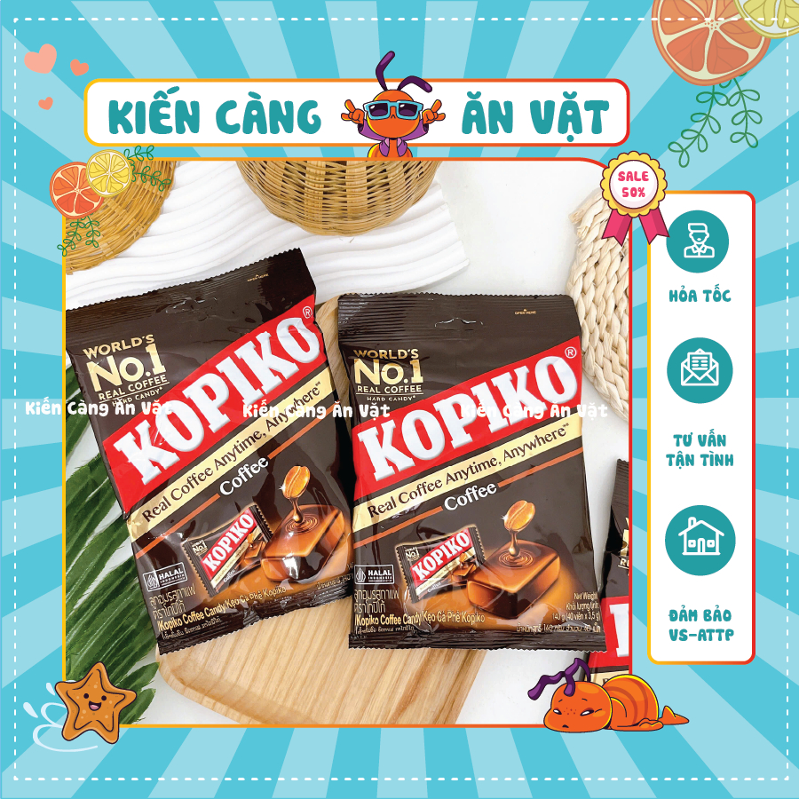 Kopiko candy, coffee candy of all flavors, Kopiko Coffeeshot lozenges ...