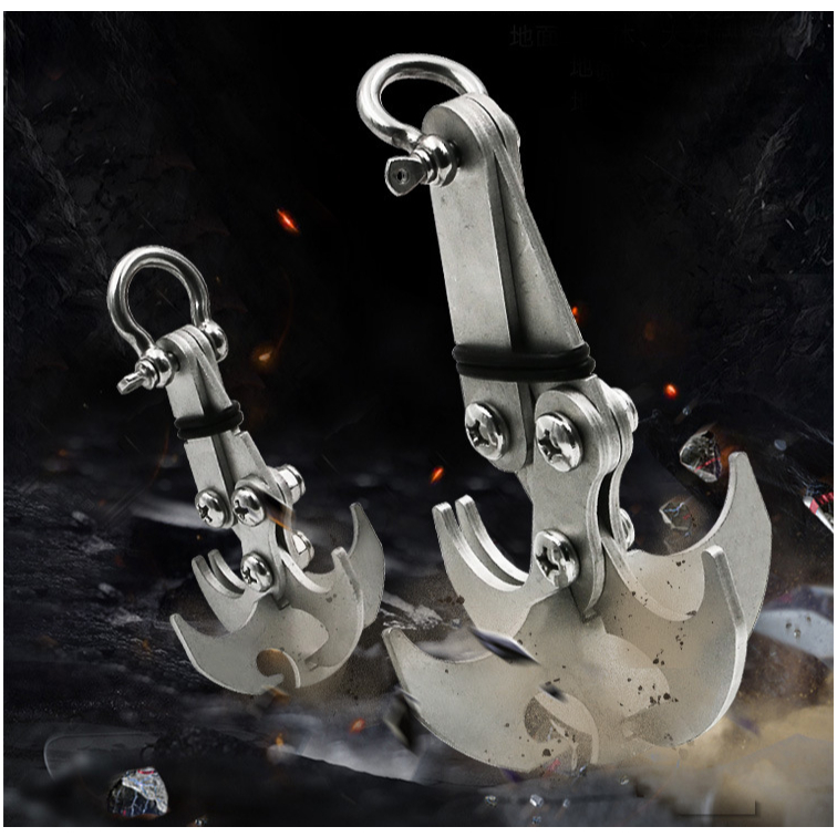 Multi-purpose Survival Hook for Climbing and Picnics, Stainless Steel ...