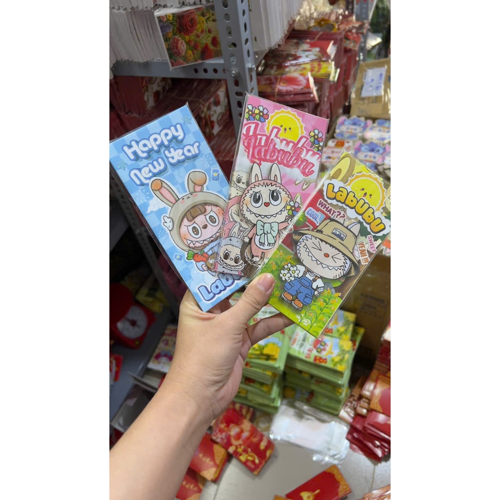 Set of 10 Super Cute Traditional Lucky Money, TRADITIONAL LABUBU ...