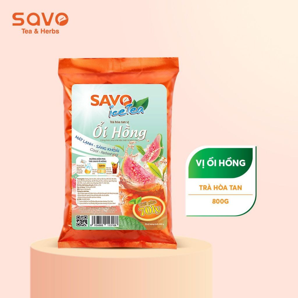 Savo Instant Pink Guava Tea (Large Bag 800g) | Shopee Philippines