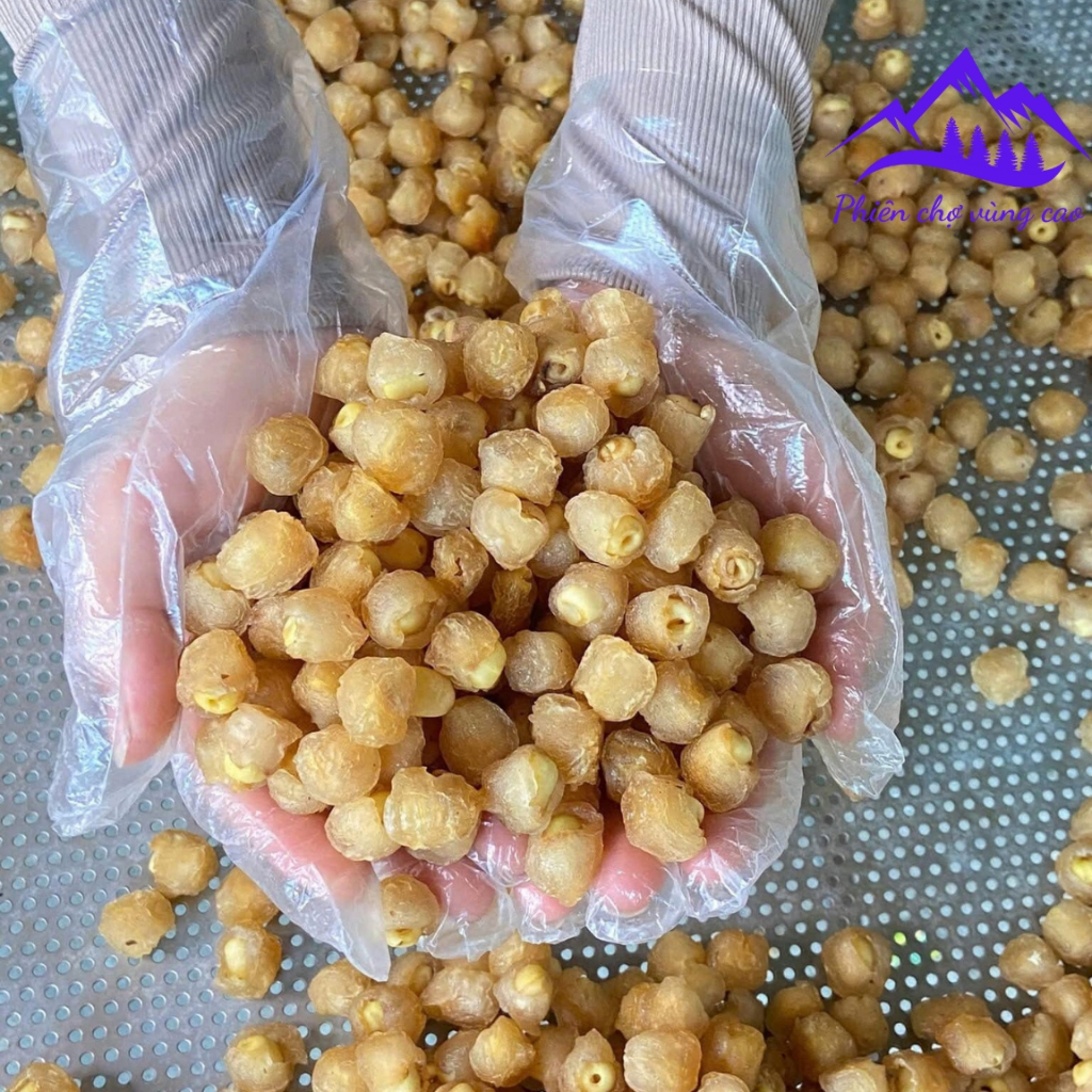 Longan holding lotus seeds, wrapping premium lotus seeds from Hung Yen ...