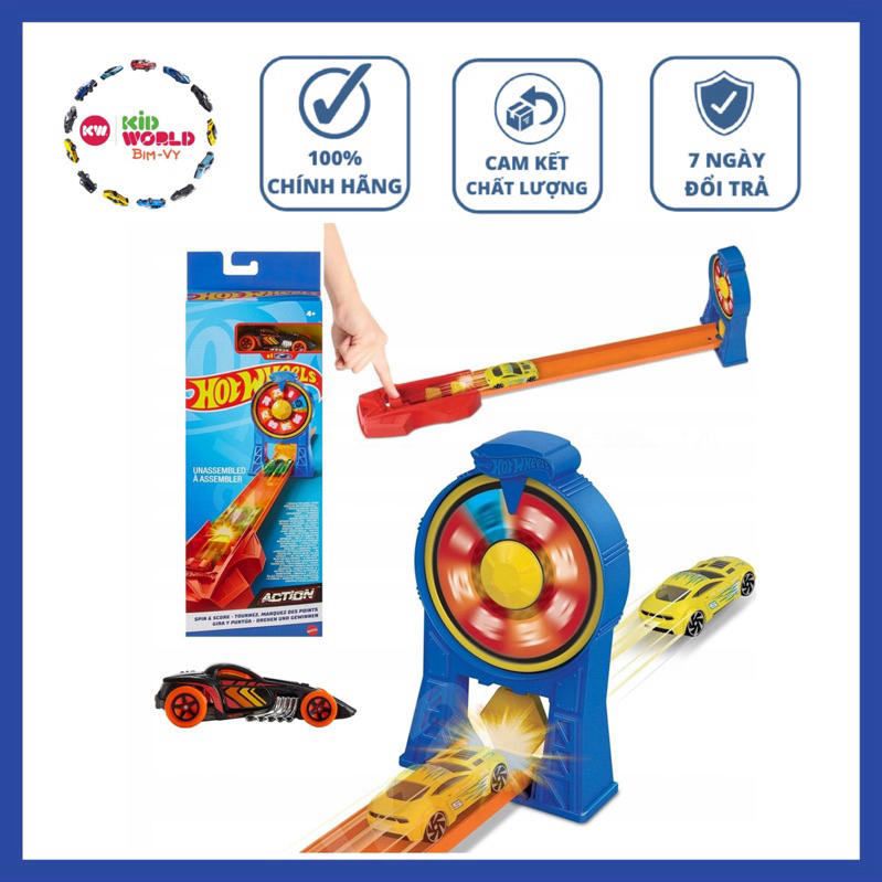 Hot Wheels Spin & Score HDR81 Basic Racing Track Accessory. | Shopee ...