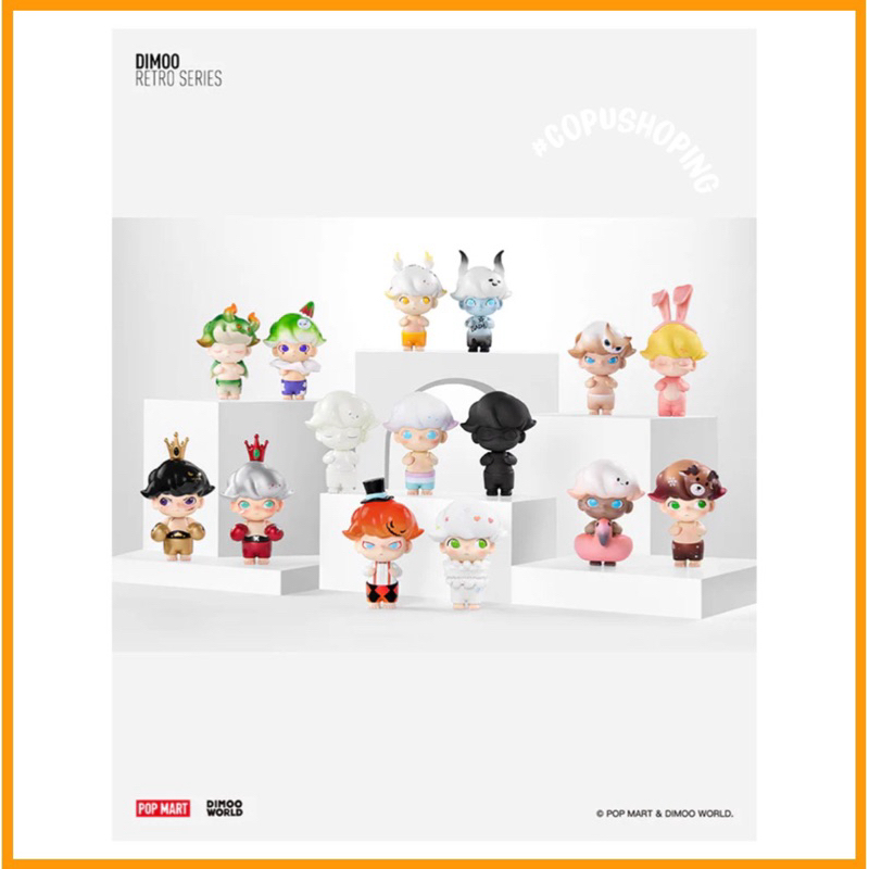 [Blind Box] DIMOO Retro Series Pop Mart Model | Shopee Philippines