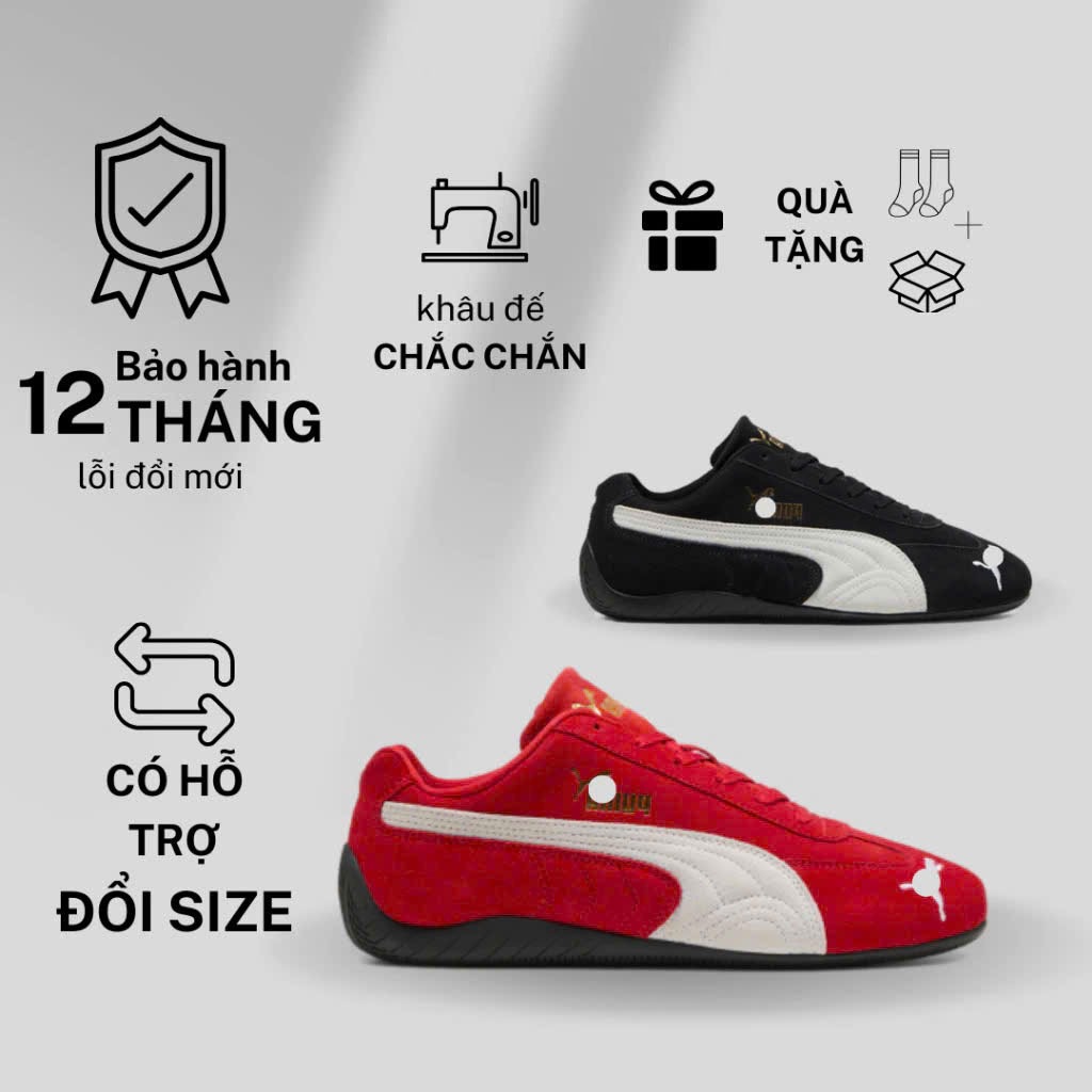Pum Speed Cat OG Shoes for Men and Women 2 Fashionable Black and Red ...
