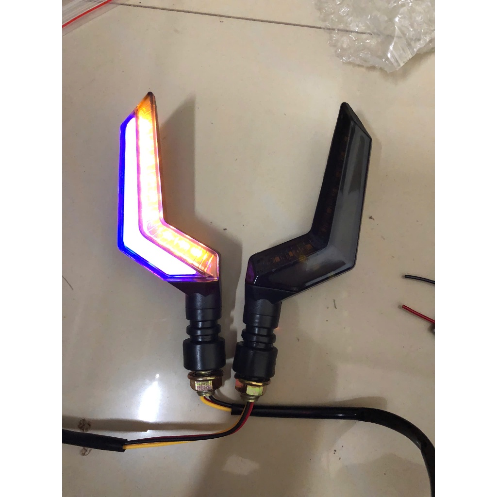 [1 Pair] Z-shaped turn signals, 48V for electric vehicles 133S, 133M ...