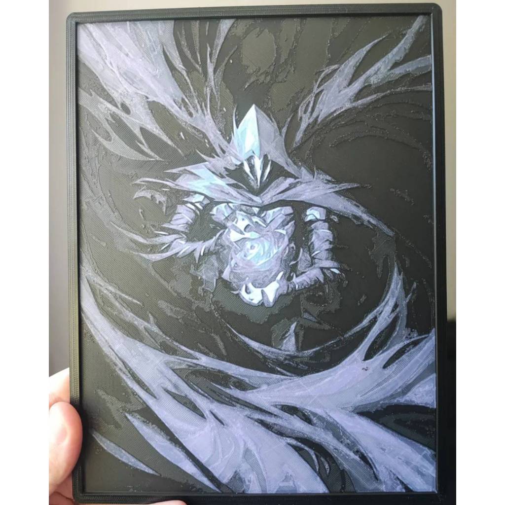 3d Printed Omen Painting - Size 23x17cm - Hueforge Effect - Omen from ...