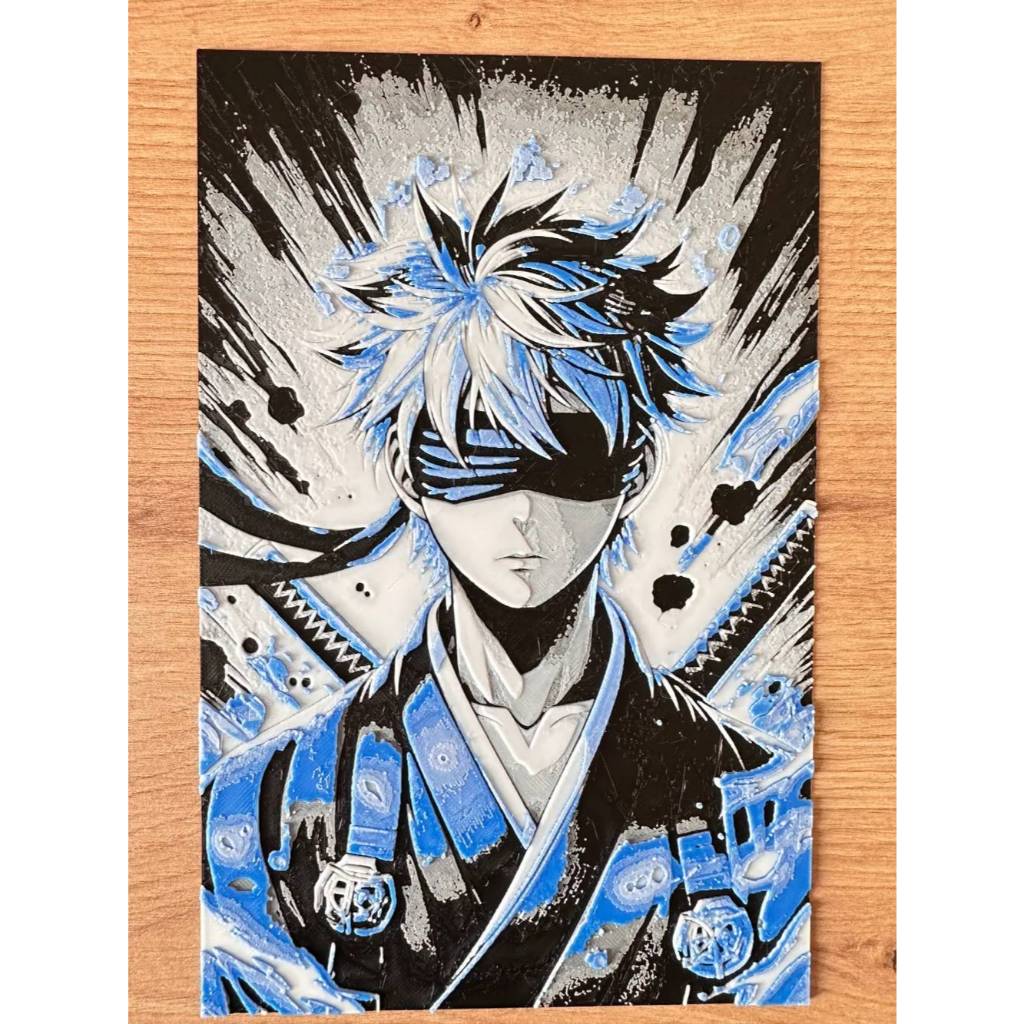 Hueforge Painting – Size 23x15cm - Jujutsu Kaisen Satoru Gojo Fanart ...