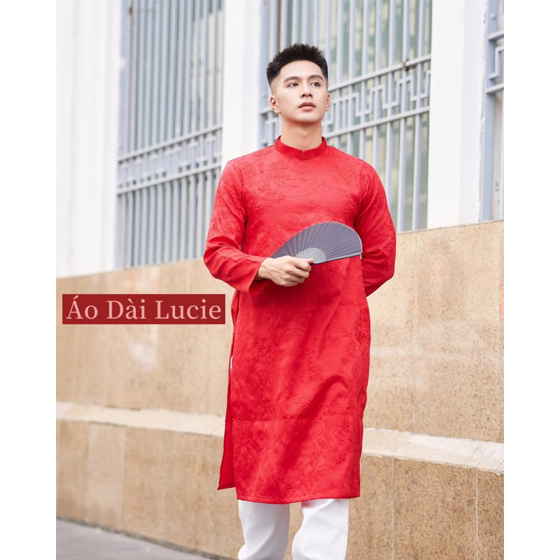 Renovated Thuy Mac Men's Ao Dai, many colors, suitable for wearing CNY ...