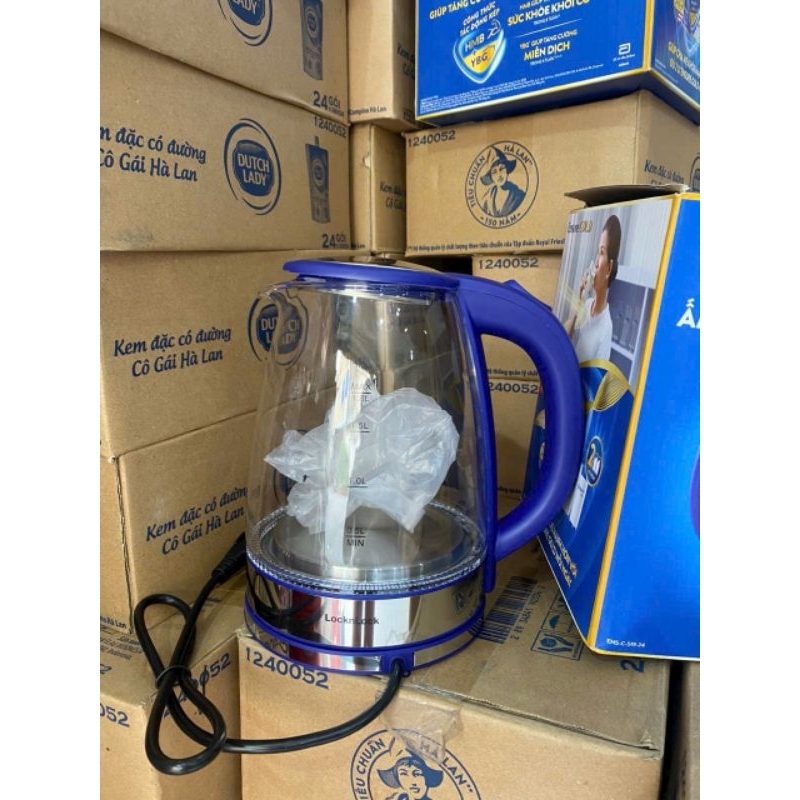 Lock&lock EJK376 glass electric kettle, 1.8 liter capacity, genuine ...