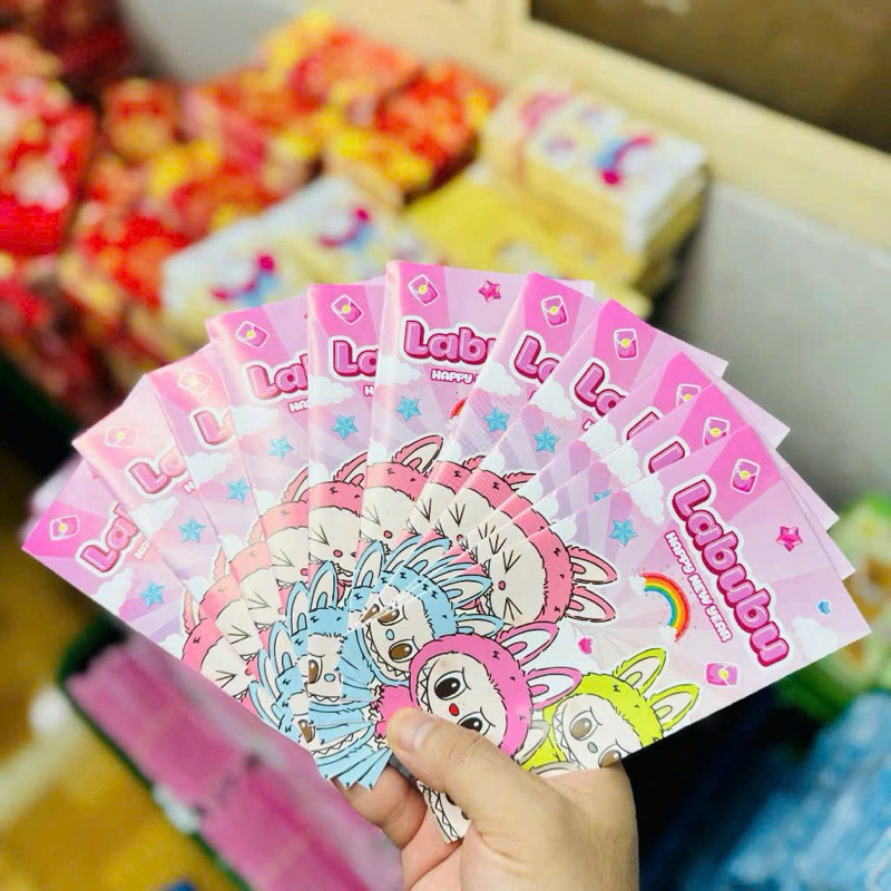 Set of 6 labubu kurumi lucky money envelopes with random shapes, new ...