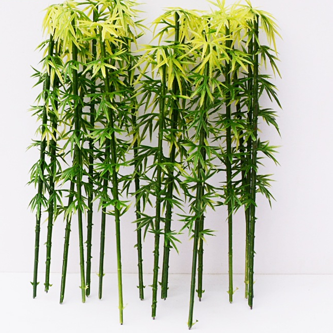 Mini Bamboo Tree Model, Plastic Bamboo Tree Model for Small Landscape ...