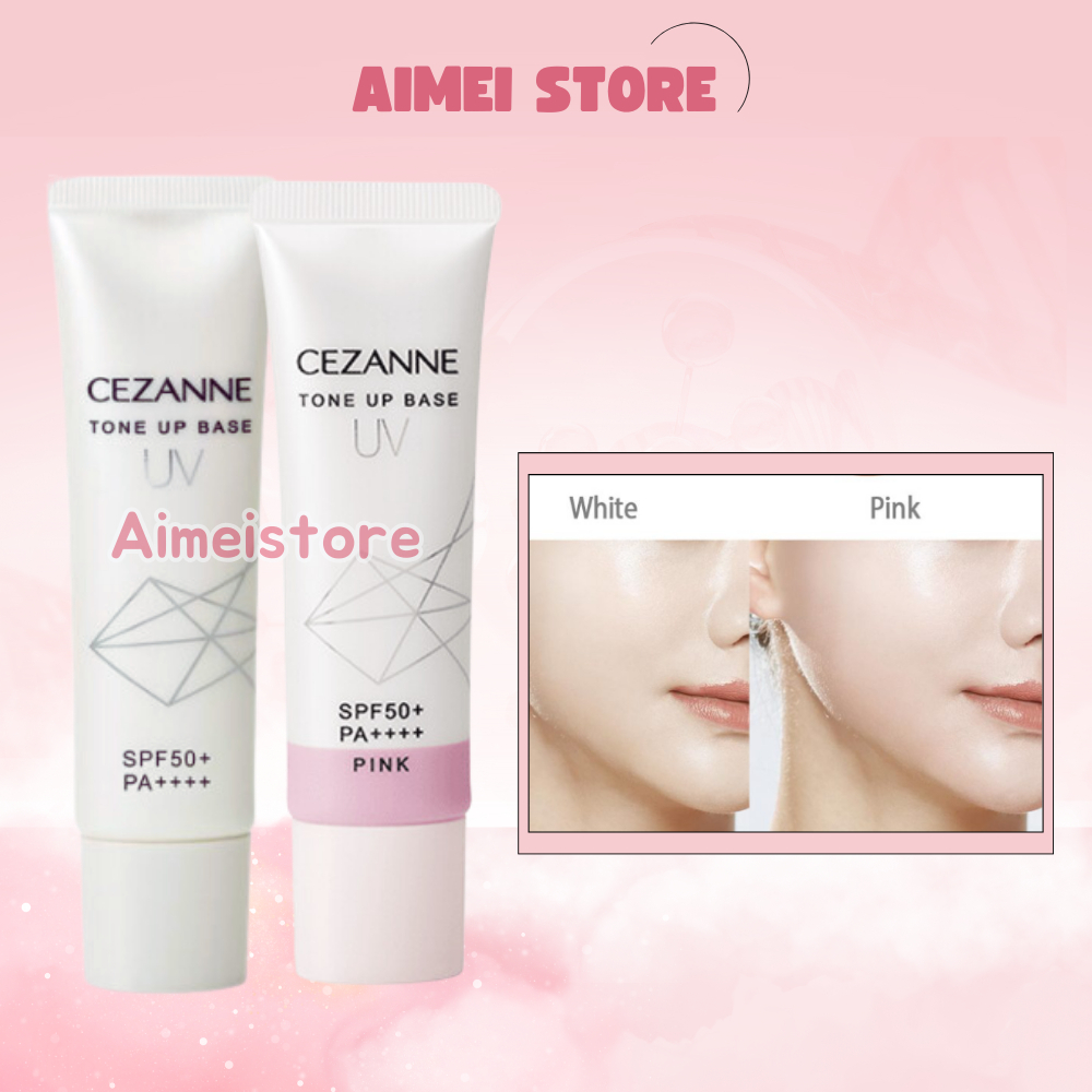 Cezanne UV Tone Up Base Alcohol-Free Sunscreen Primer 30g SPF50+ PA ...