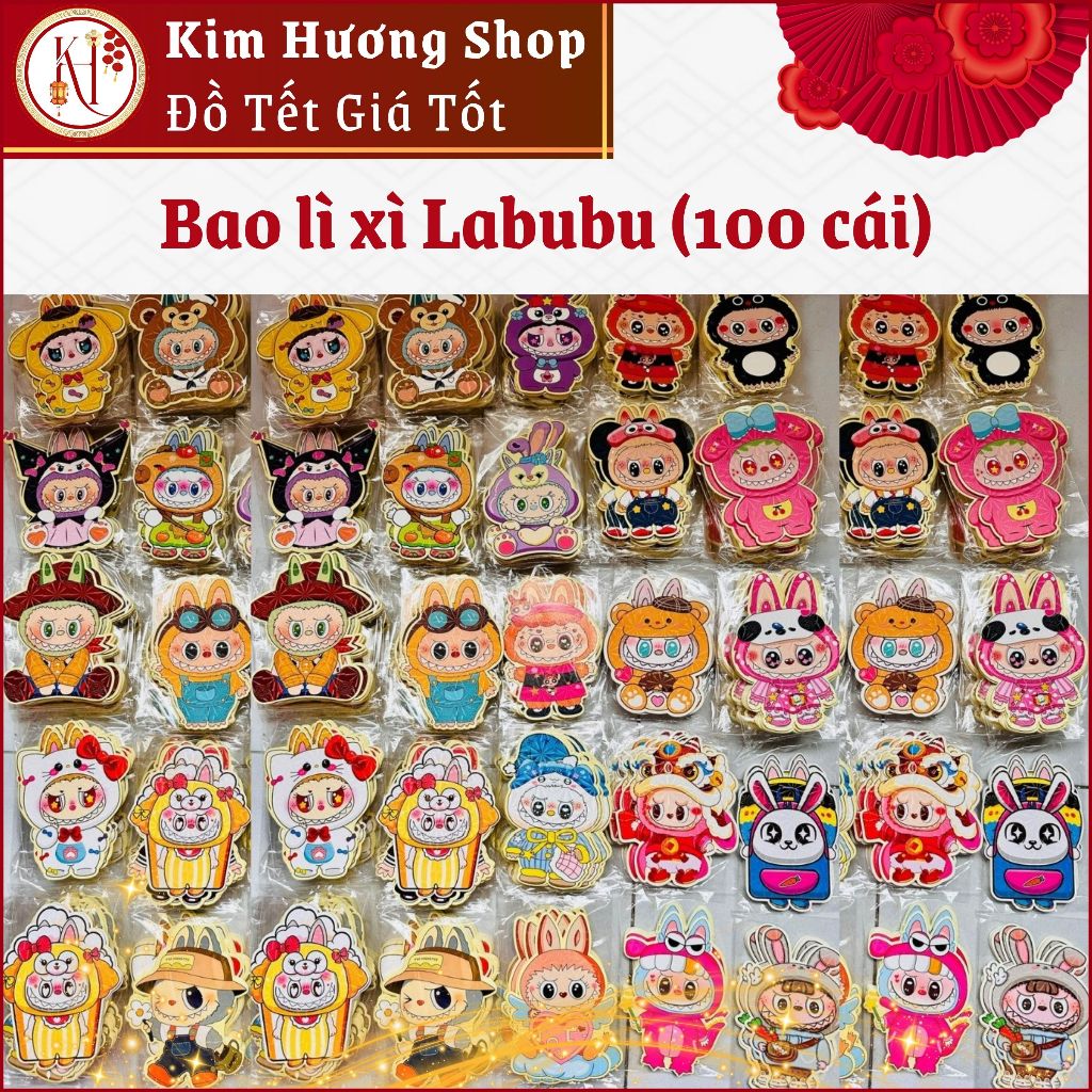 Combo of 100 randomly selected lucky money envelopes, complete with 27 ...