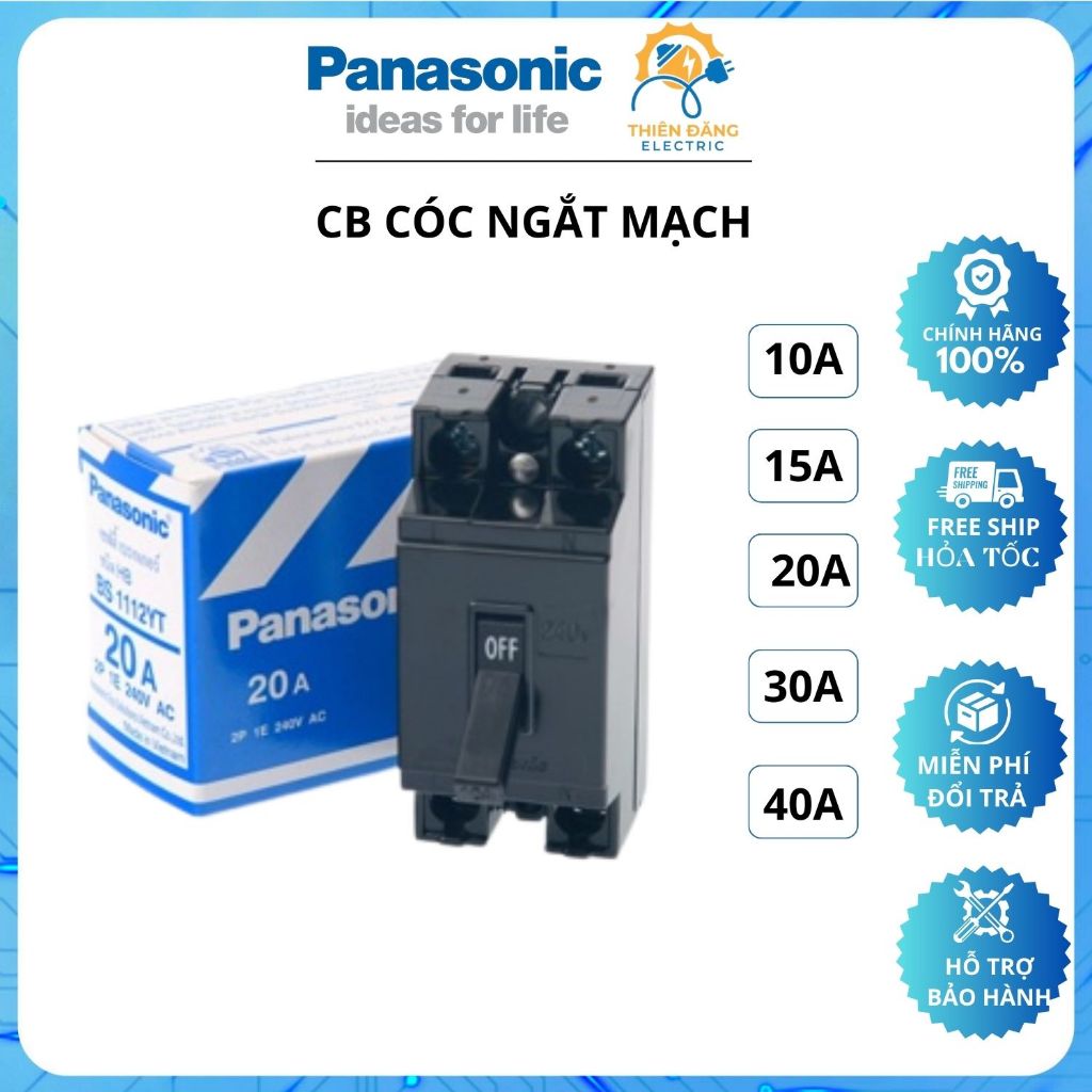 [GENUINE] CB Toad Panasonic safety circuit breaker 10A,15A,20A,30A,40A ...