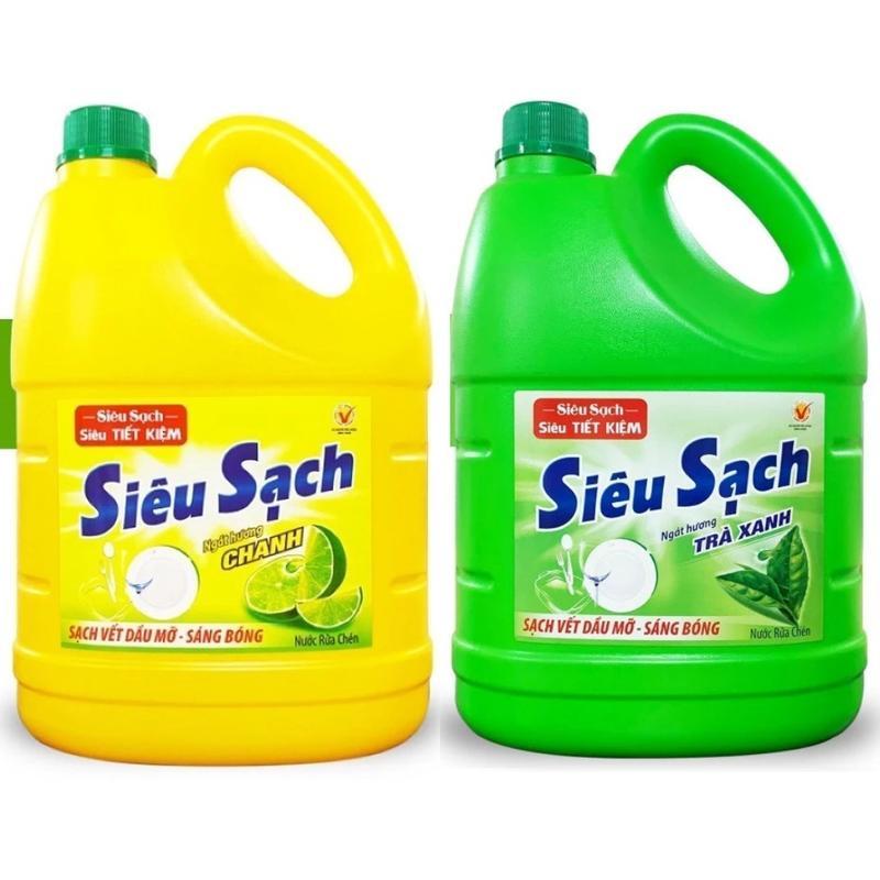 Lix Super Clean Dishwashing Liquid Lemon, Green Tea Flavor | Shopee ...