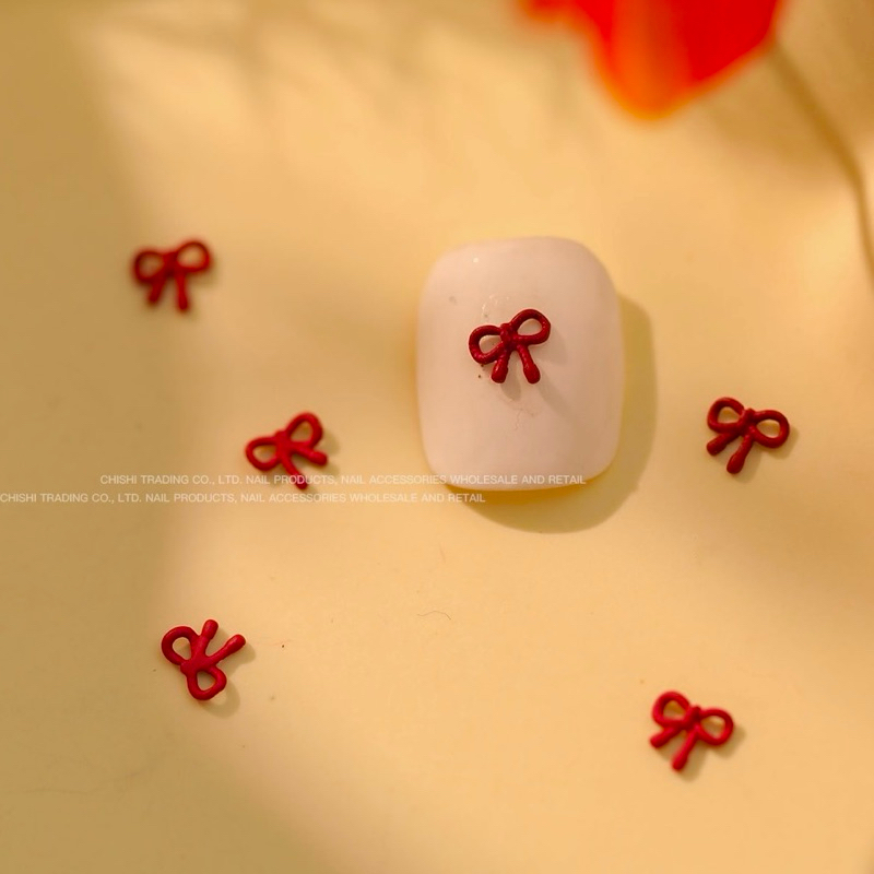 [Many Models] MINI RED BOW CHARM CNY Appliqué PieceG super pretty ...