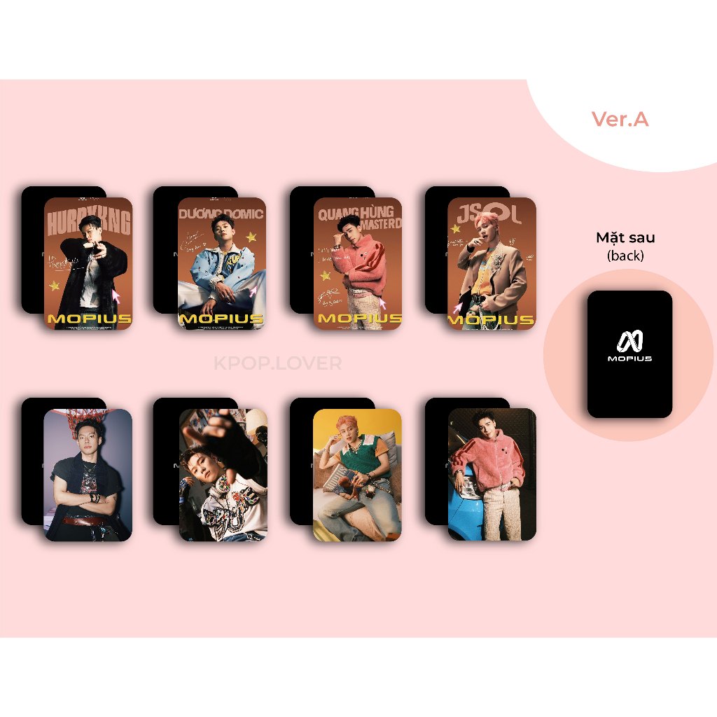 SET OF 8 MOPIUS CORNERED CARD - Quang Hung MasterD, Duong Domic ...