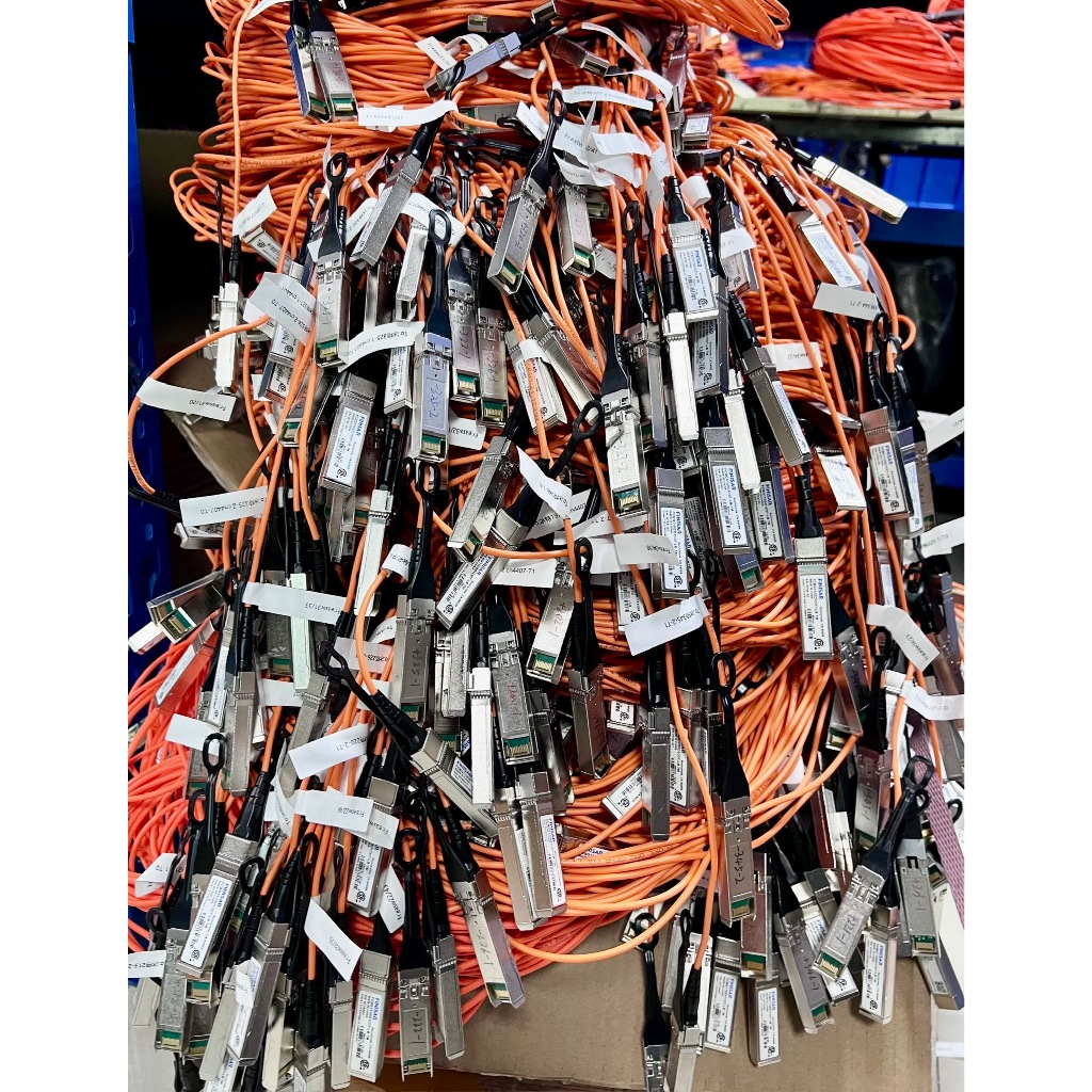 Optical network cable ( AOC + DAC ) sfp+ 10Gbe 25Gbe 40Gbe many sizes ...