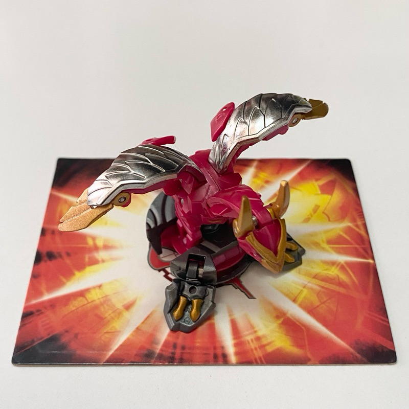 Genuine Bakutech Bakugan model transformation toy - G-Ganorada (Pink ...