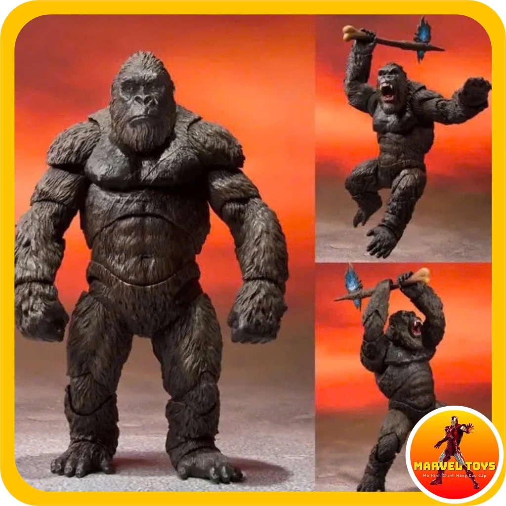 Shm King Kong Monsters Godzilla Vs Kong 2021 Model New 15cm PVC With ...