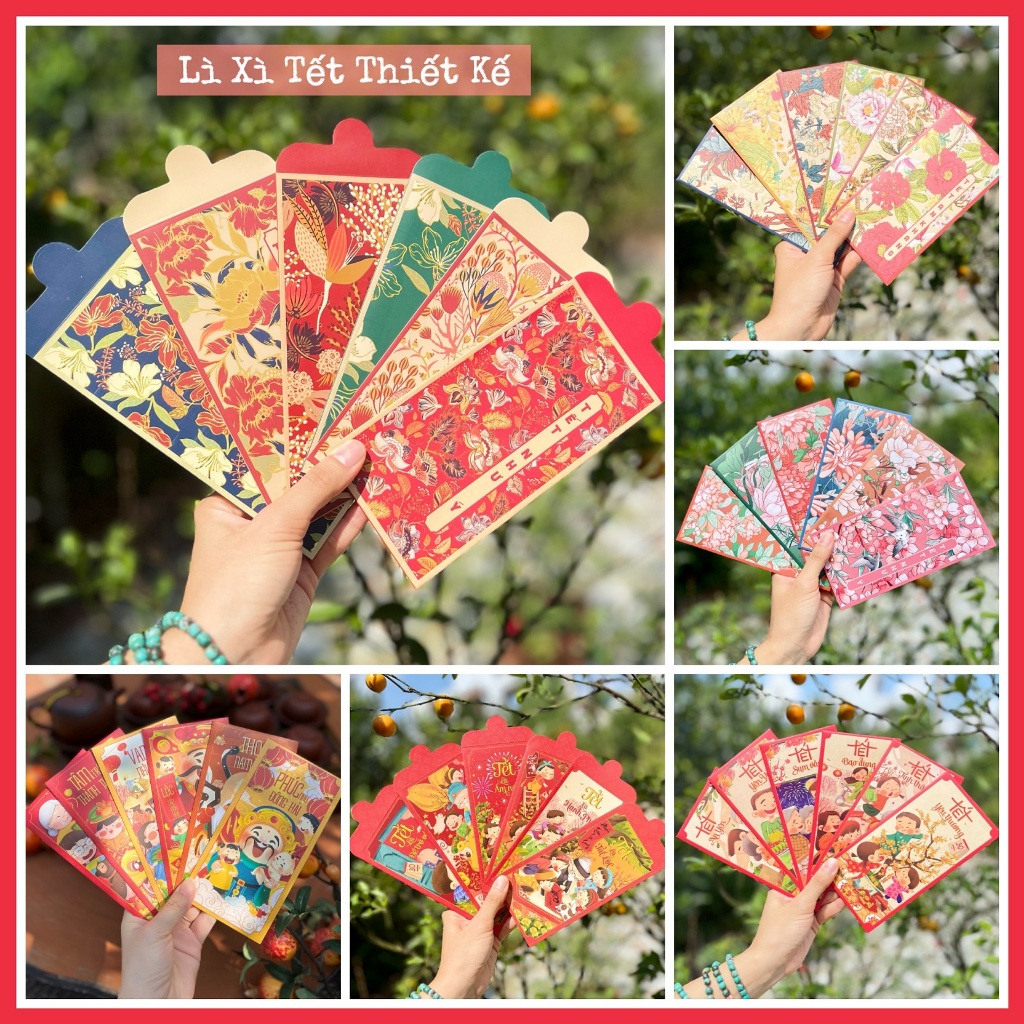 Combo 60/120 Red Envelopes CNY DESIGN 2025 - Collection of models ...