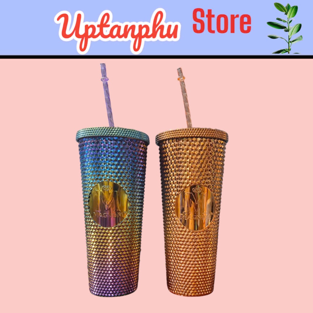 Diamond MAGNUM cup 710ml PS plastic body, AS plastic lid,Plastic straw | Shopee Philippines