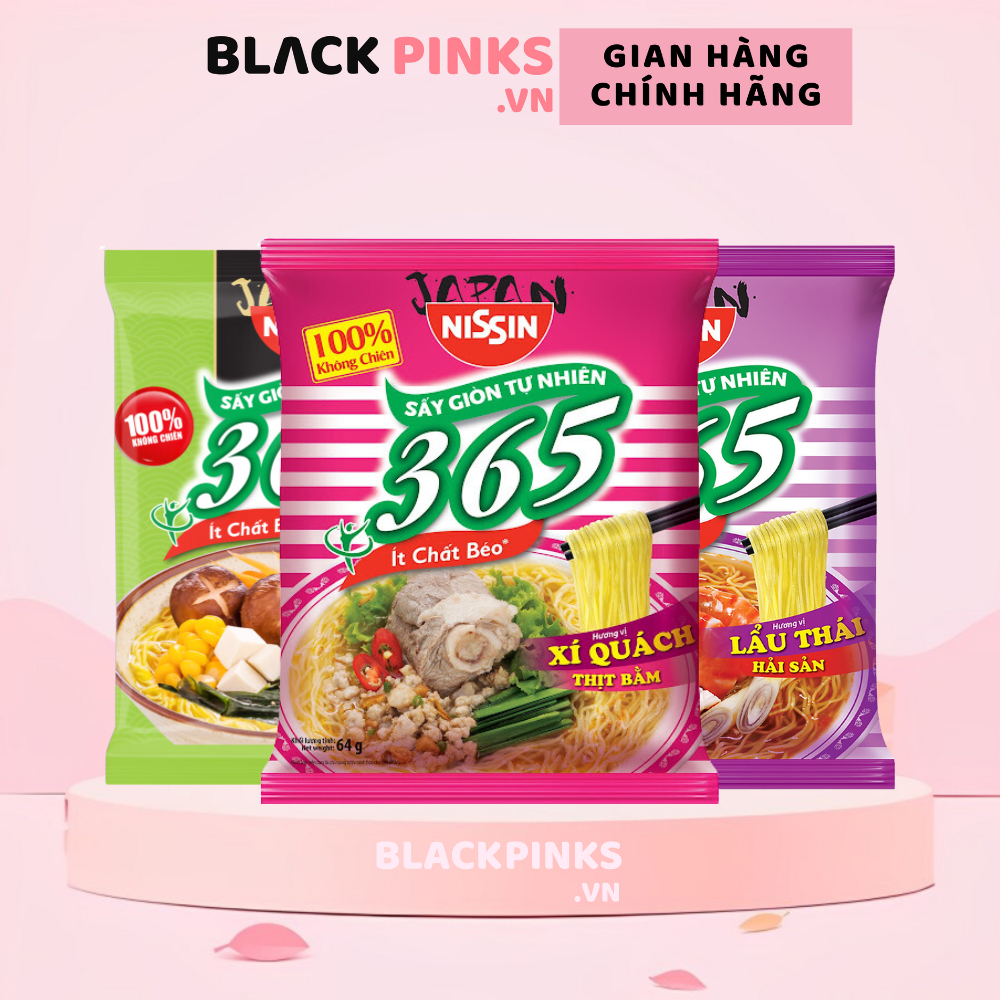 Carton of 30 packs of Nissin 365 non-fried noodles with minced meat ...