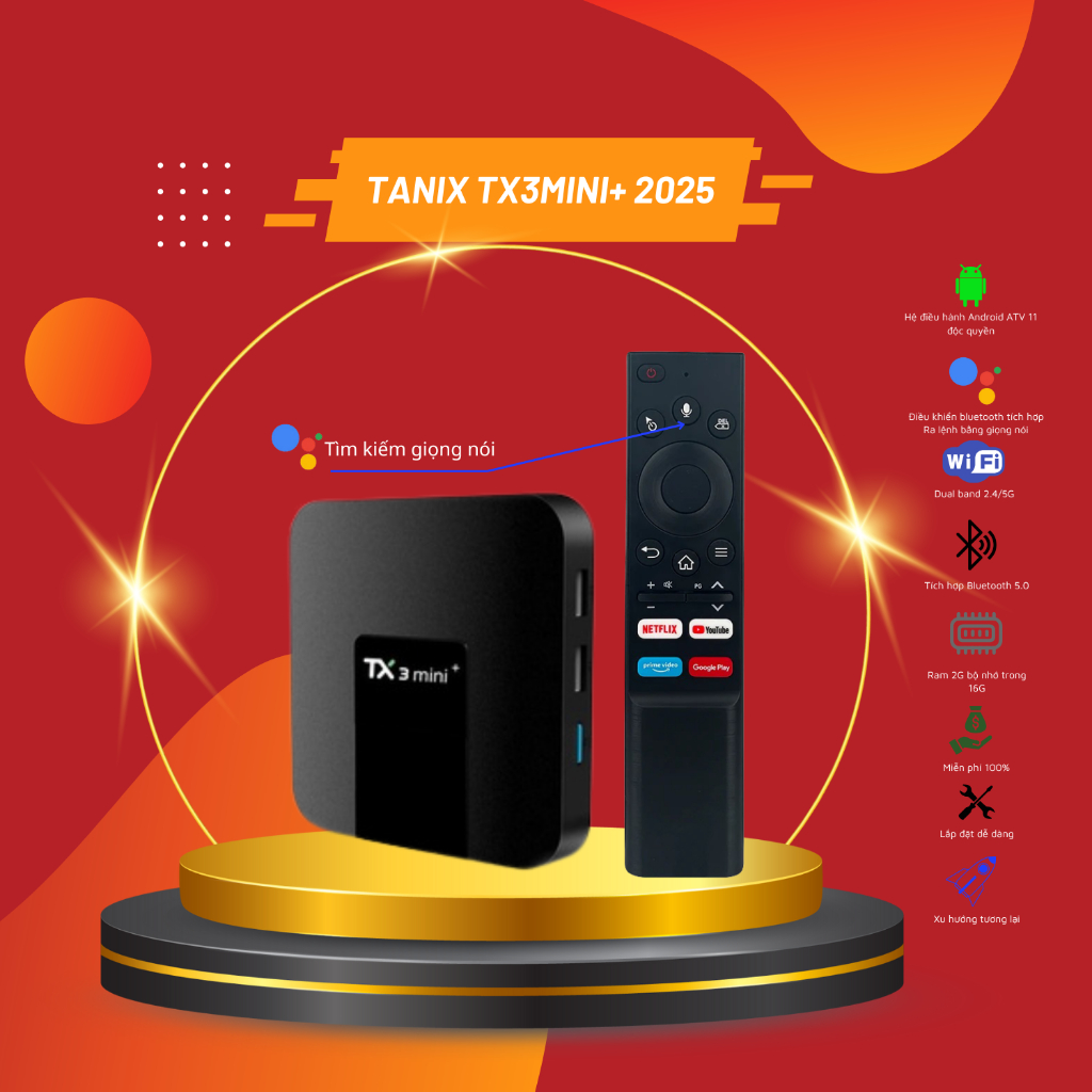 Android TV box TX3mini Plus (+) 2025 Voice control CPU S905W2 Ram 2G ...