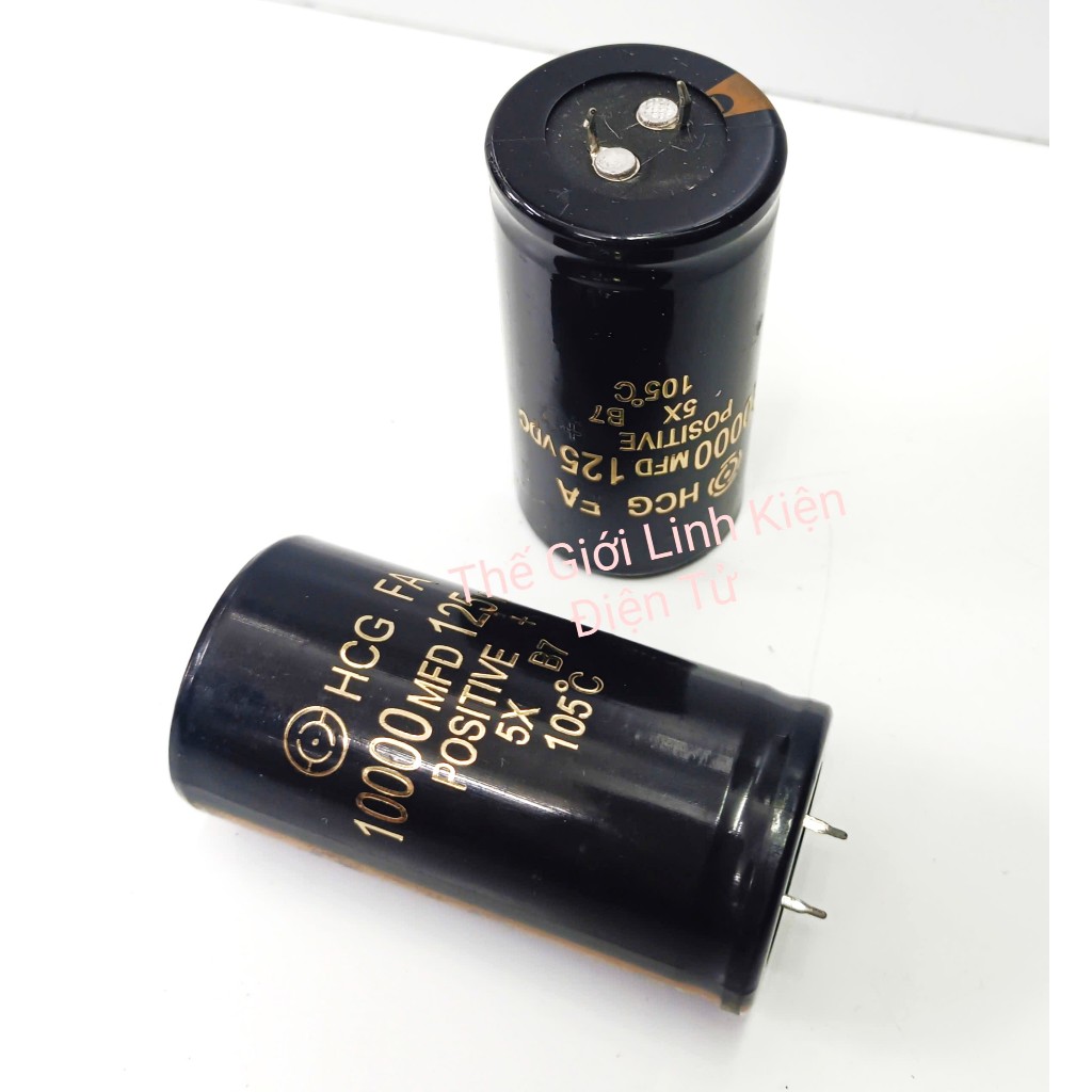 Capacitor 10000mF/125v HCG FA ( 3.5cm x 7cm ) | Shopee Philippines
