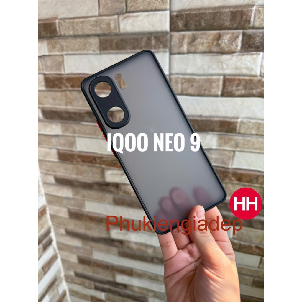 Vivo iQOO Neo 9, Neo 9 Pro, Neo 9S Pro, Neo 9S Pro Plus 5G matte case with flexible edges, hard ...