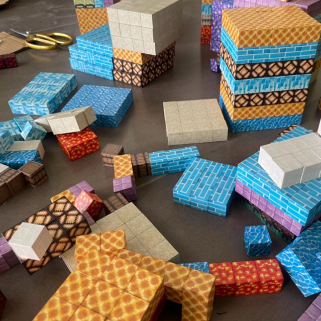 Minecraft Magnetic Block 6-Sided Construction Construction Assembly ...