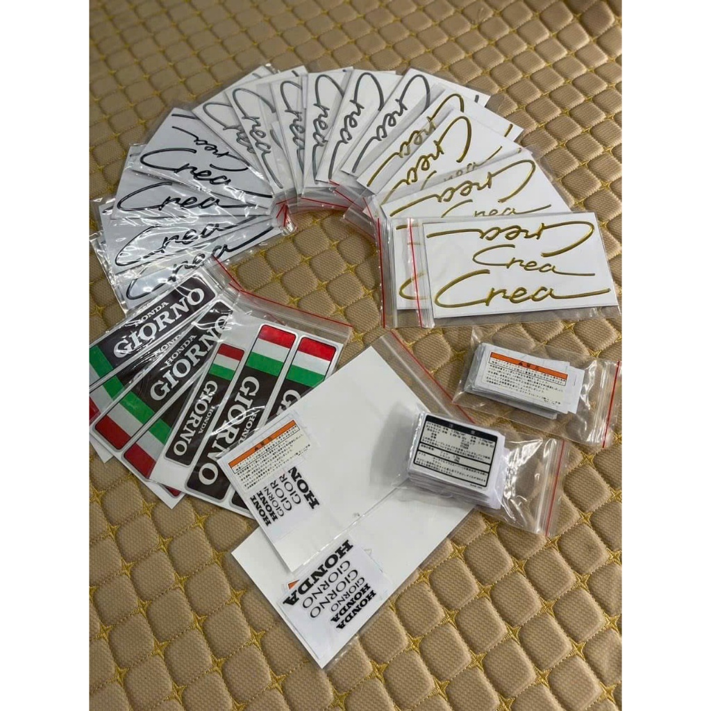 Japanese domestic car stickers Crea, Dio, Scoopy, Zoomer, Giorno 50cc ...